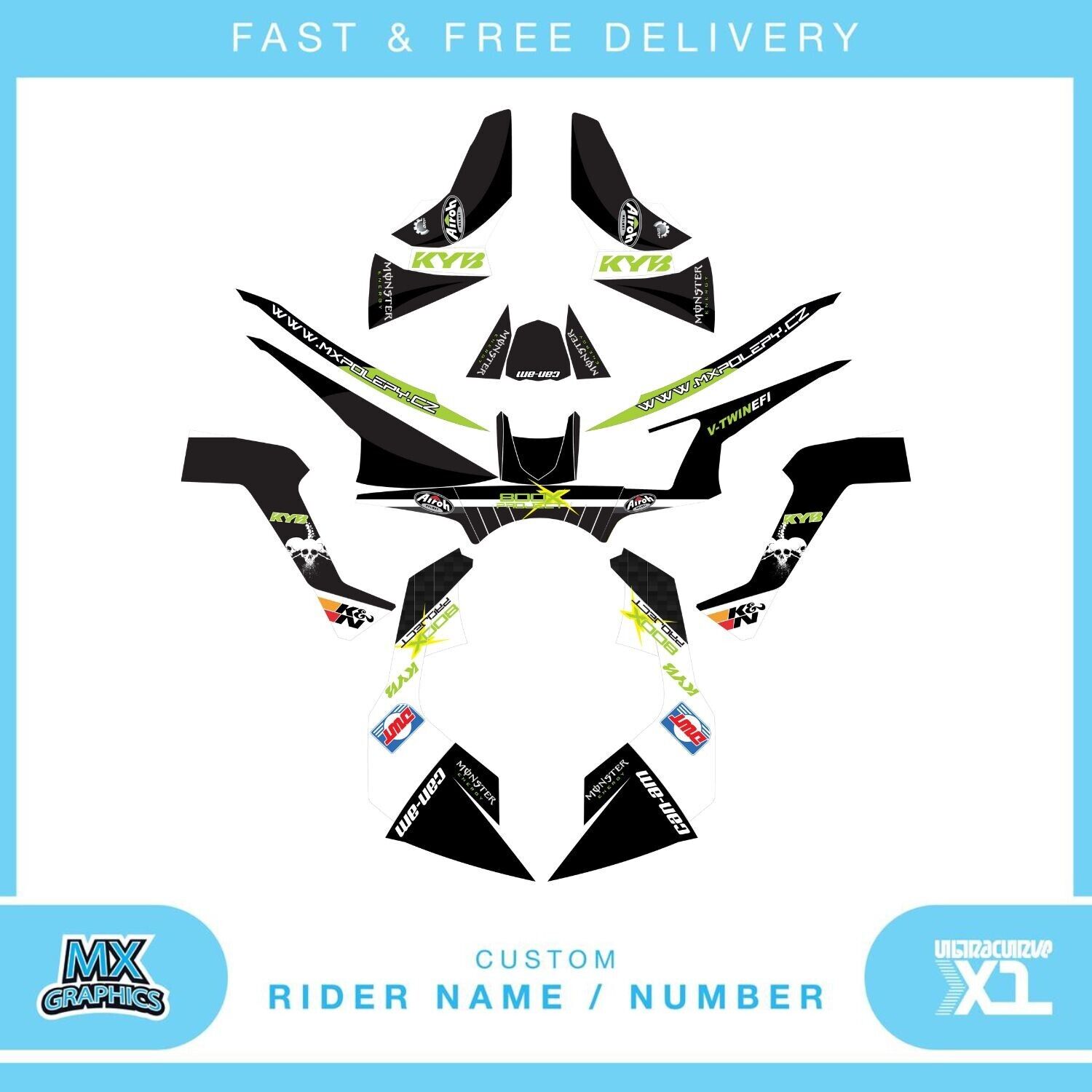 Can-am renegade 800x | MX GRAPHICS